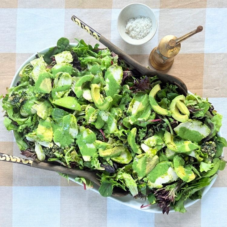 Green Goddess Chicken Leafy Kit 1.3kg Salad Delivered | Salad Servers ...