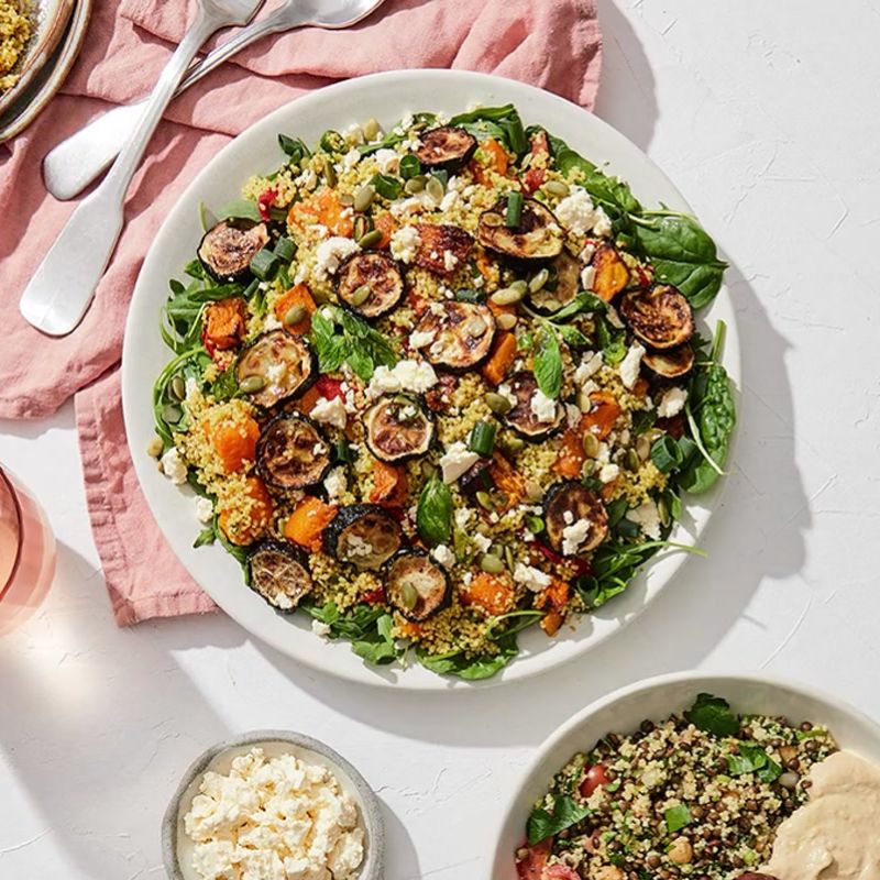 Pumpkin Cous Cous with Fresh Mint 2.5kg Salad Delivered | Salad Servers ...