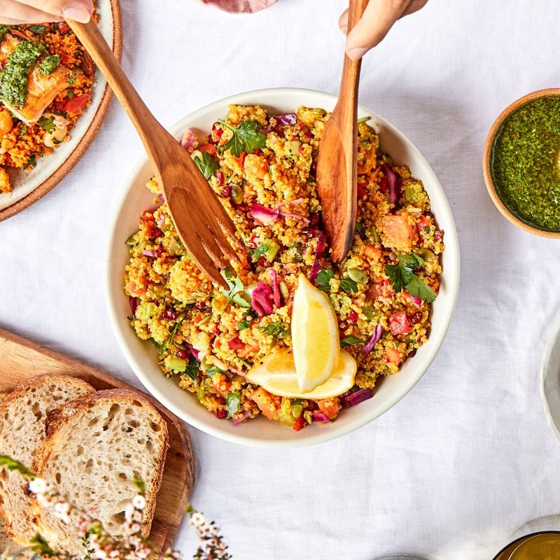 Sweet Potato & Cauliflower Moroccan Couscous 2.5kg Salad Delivered ...