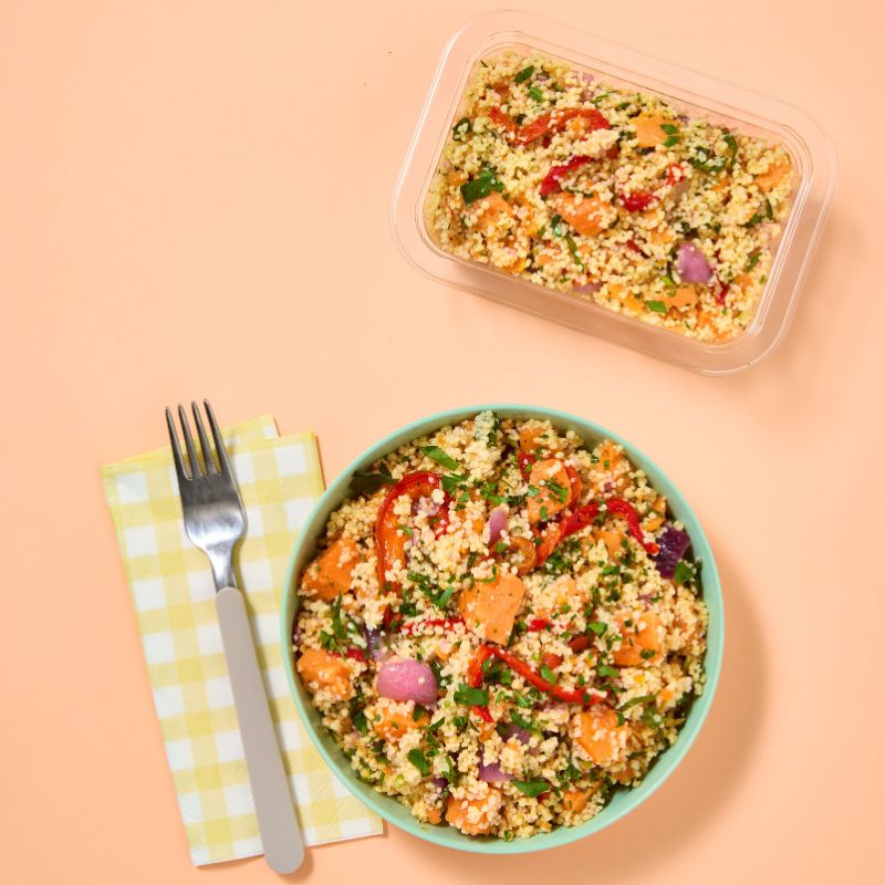 Roasted Vegetable Couscous 250g Salad Delivered | Salad Servers Direct